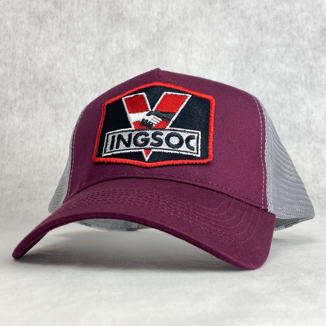 INGSOC From George Orwell's 1984 Retro Embroidered Patch Trucker ...