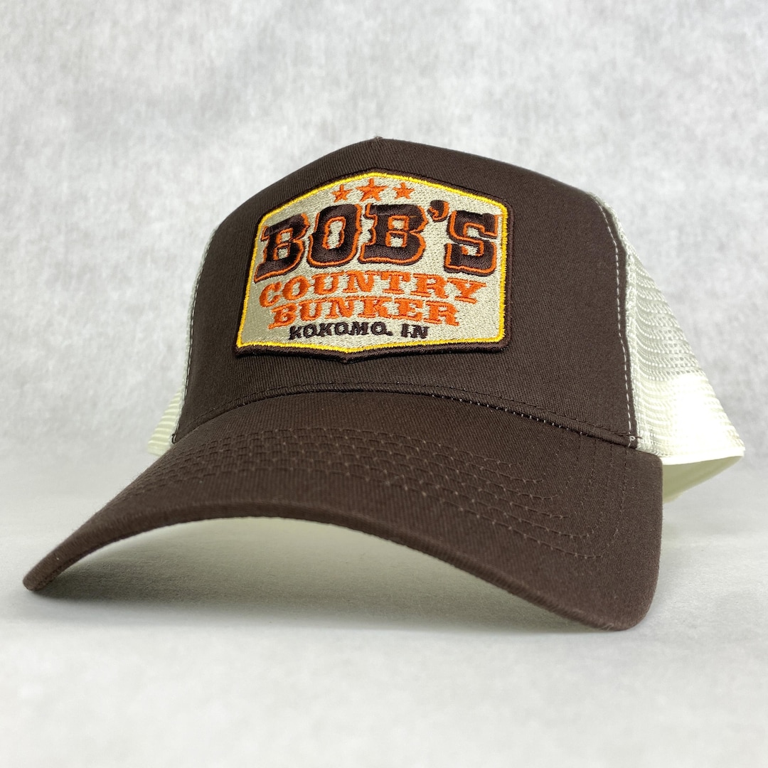 Bob's Country Bunker Embroidered Trucker Hat - Retro Film Fan Gift ...
