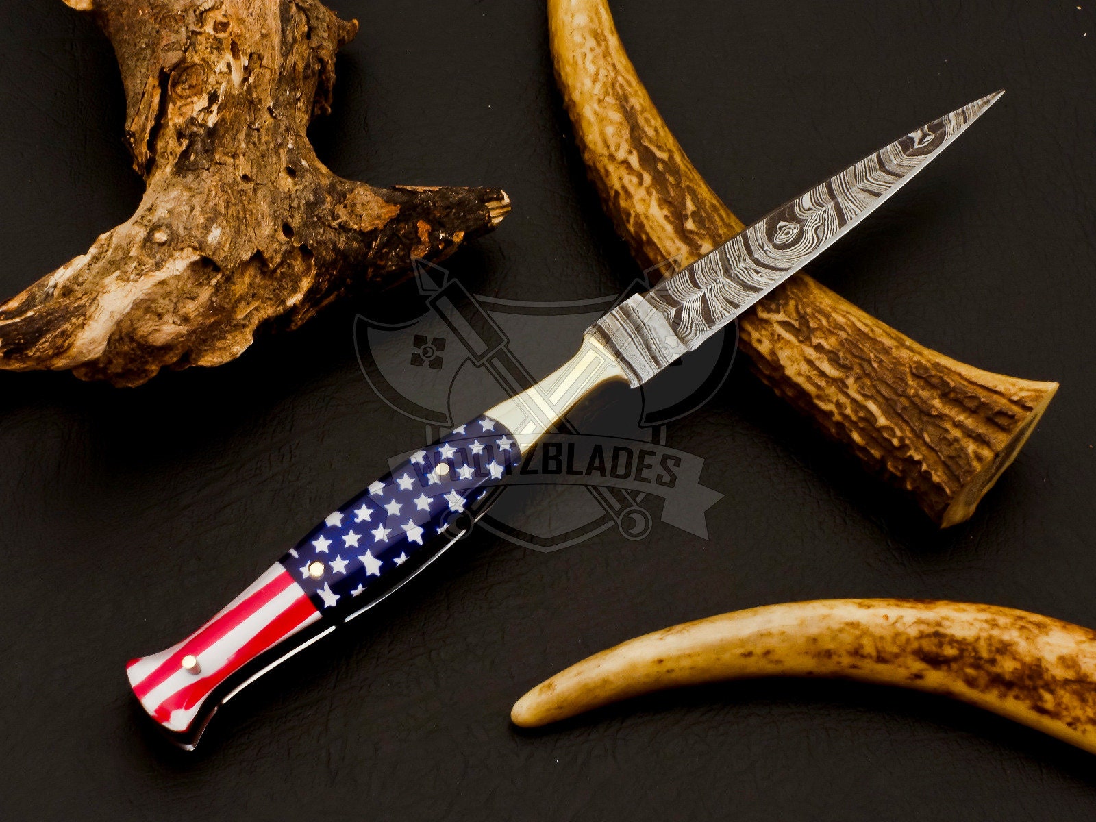 Personalized Custom Handmade Damascus Steel Boot Knife Camping - Etsy