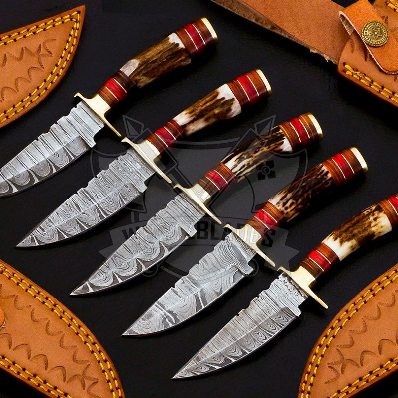 Best Damascus Knive Set - Etsy