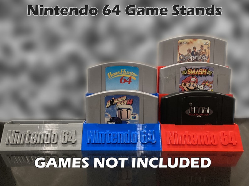 Nintendo 64 N64 Game Display Stand - Etsy