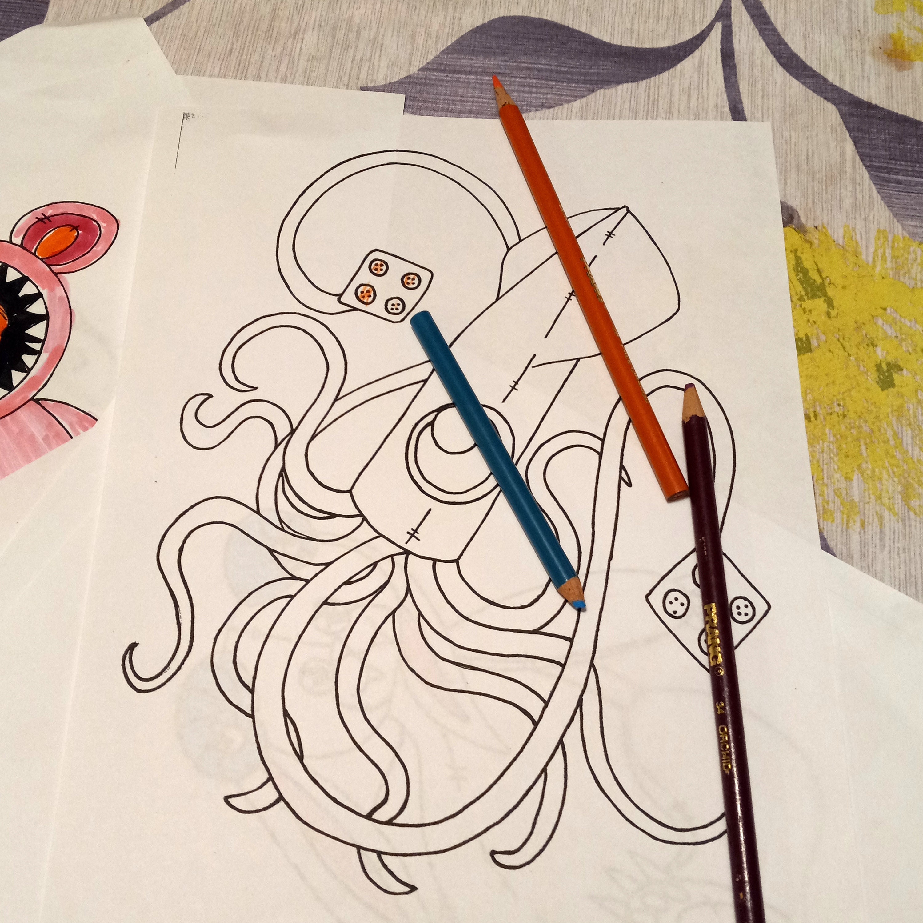 12 Monster Plush Coloring Pages Downloadable PFD - Etsy