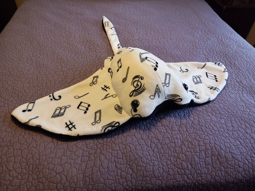 Giant Music Note Stingray Plush - Etsy