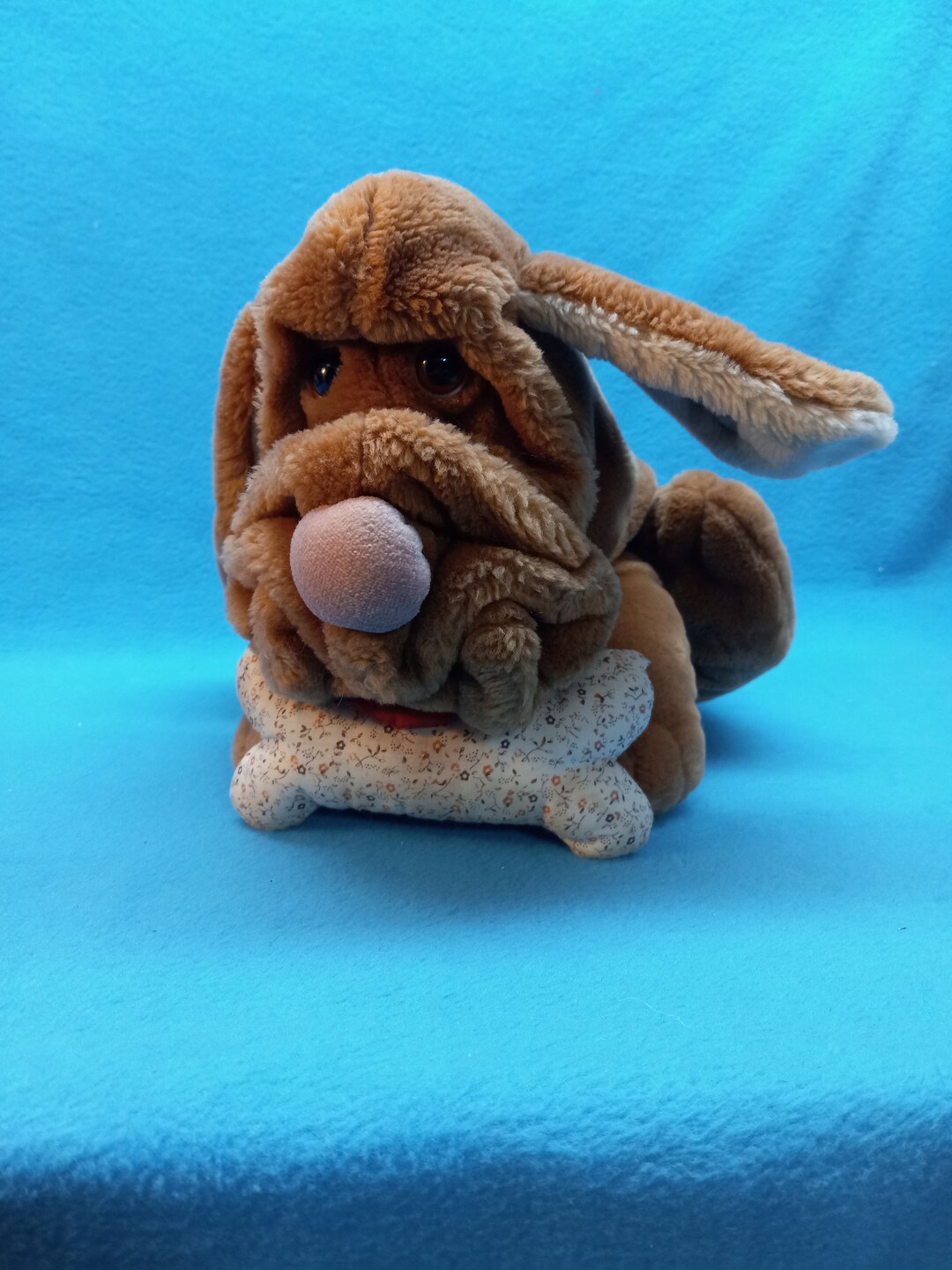 Vintage Wrinkles Dog Puppet With Dog Bone Heritage Collection - Etsy