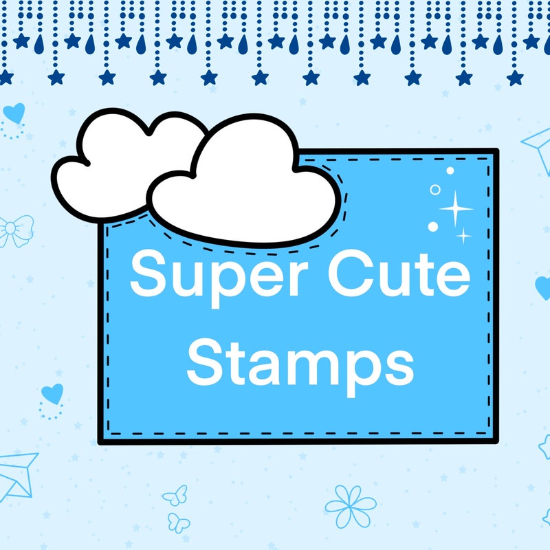 Kawaii Stamp - Etsy