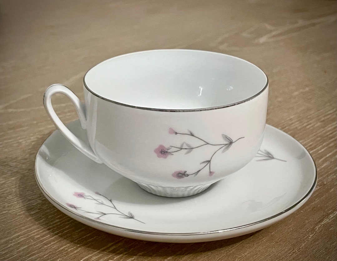 Vintage "cherry Blossom" Pattern Fine Bohemian China Czechoslovakia ...