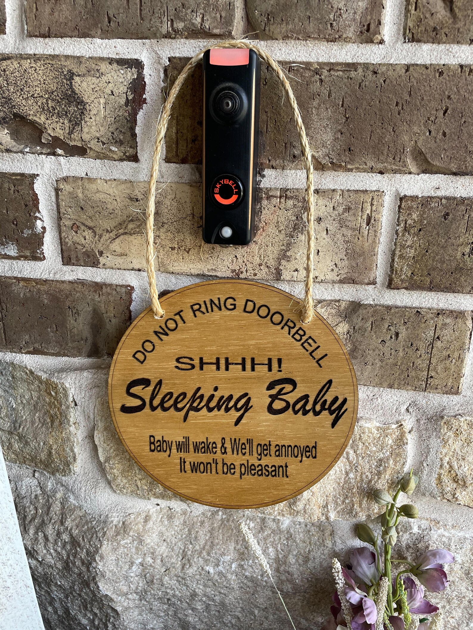 Sleeping Baby Hanging Sign - Etsy