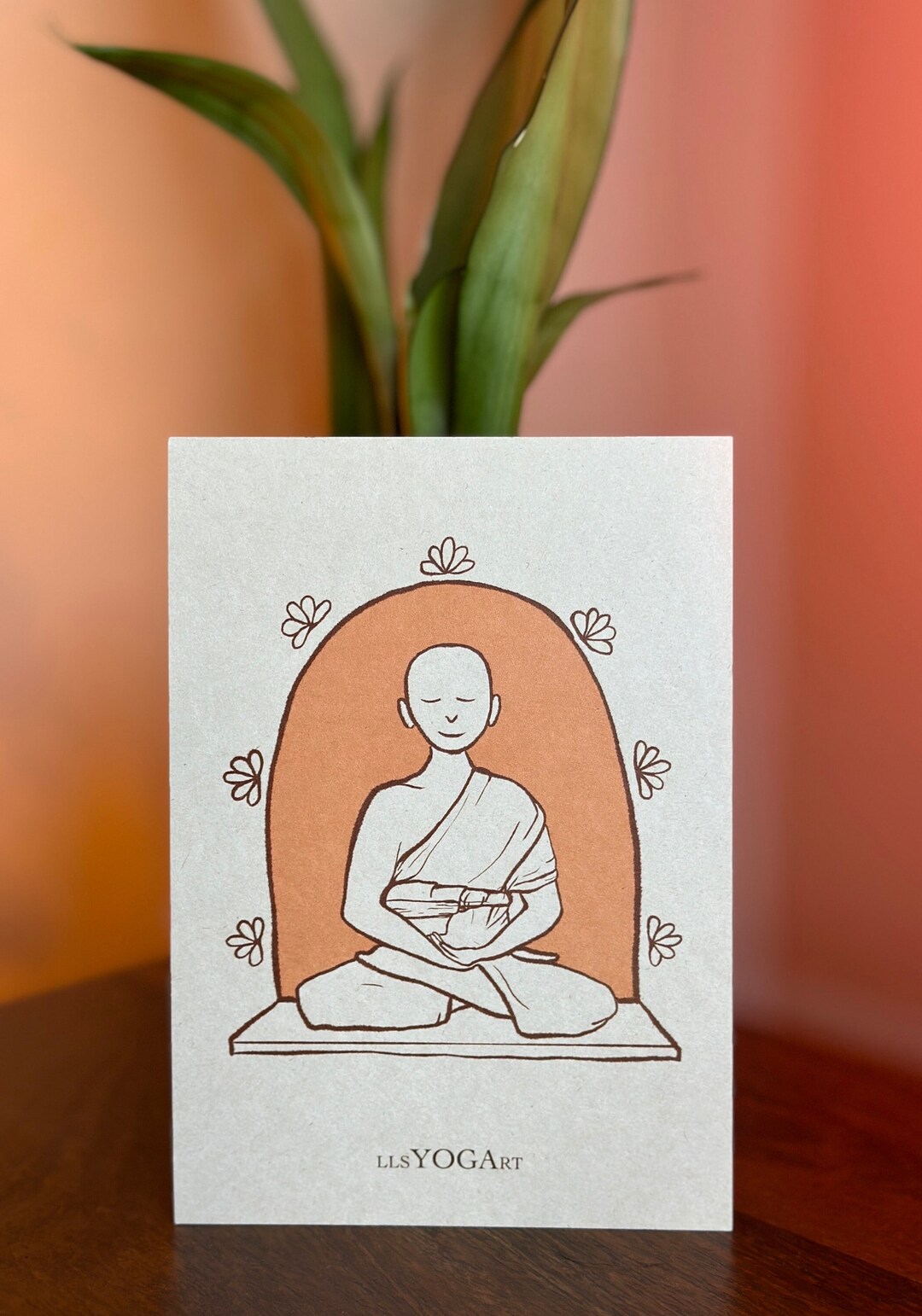 Let's Sit Down Meditation Art Print in A5 Size - Etsy