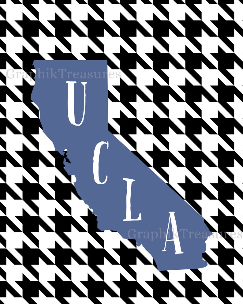 UCLA Wall Art, UCLA Wall Prints, UCLA Wall Decor, Dorm Decor, Bruins ...