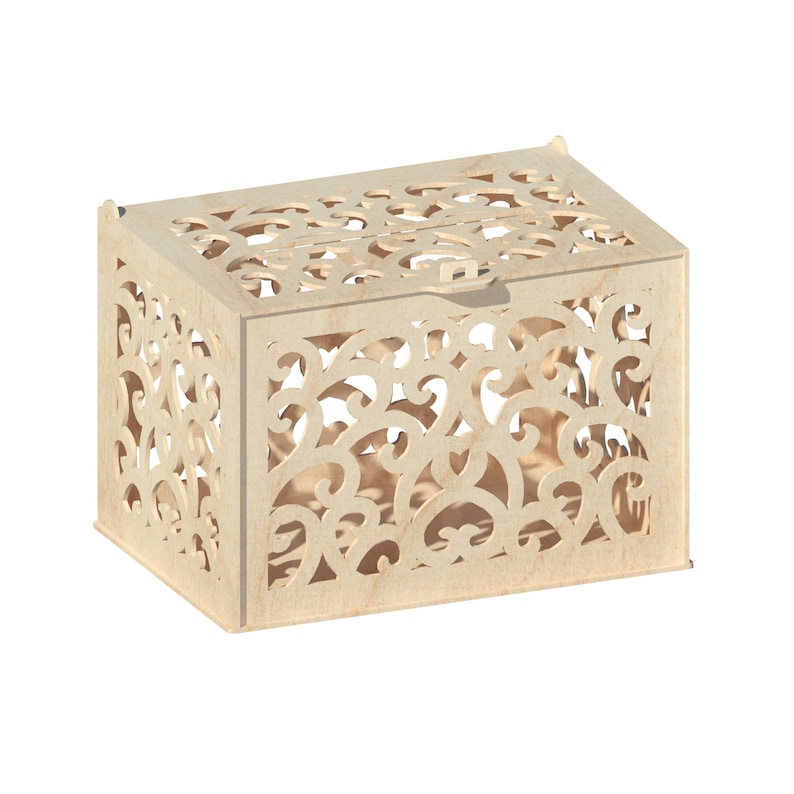 Laser Cut Wedding Cards Boxes Pack 1 - Vector Files for Instant ...
