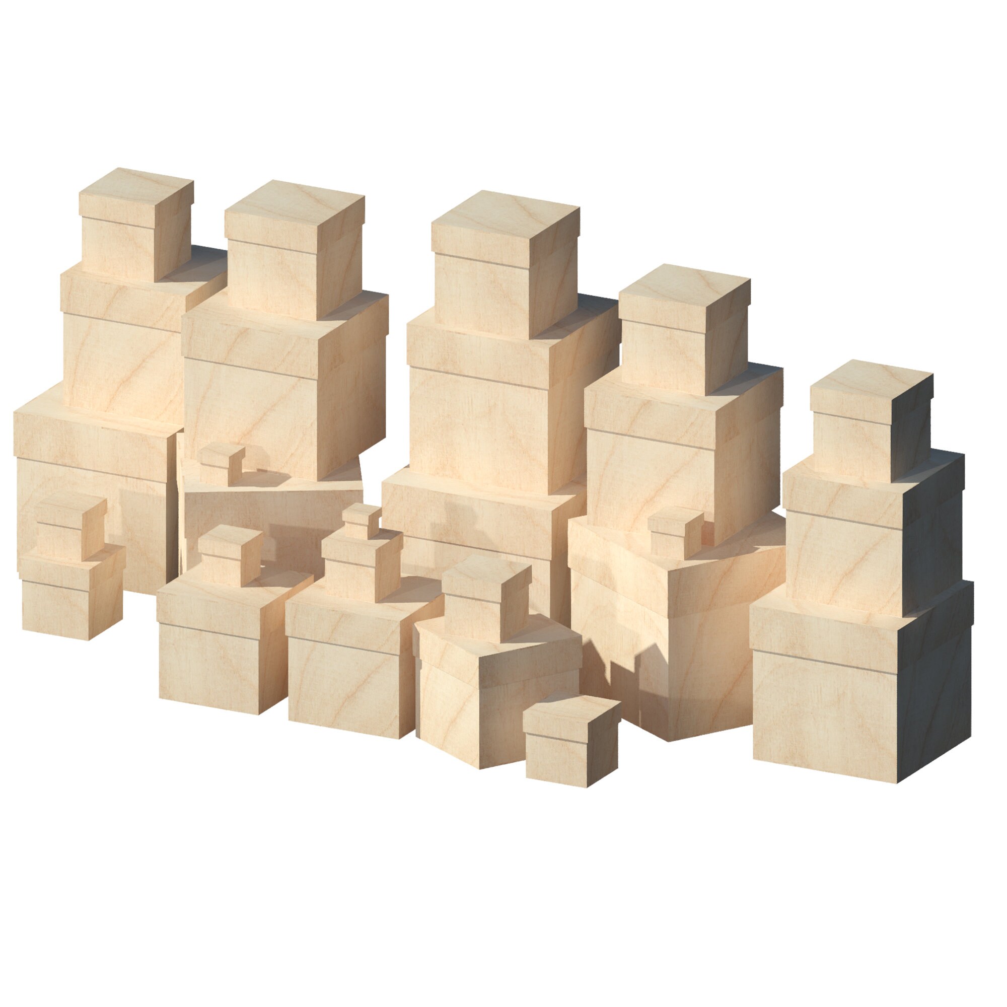 27 Boxes Collection Pack, Box Template, Laser Cut Template, File Vector ...