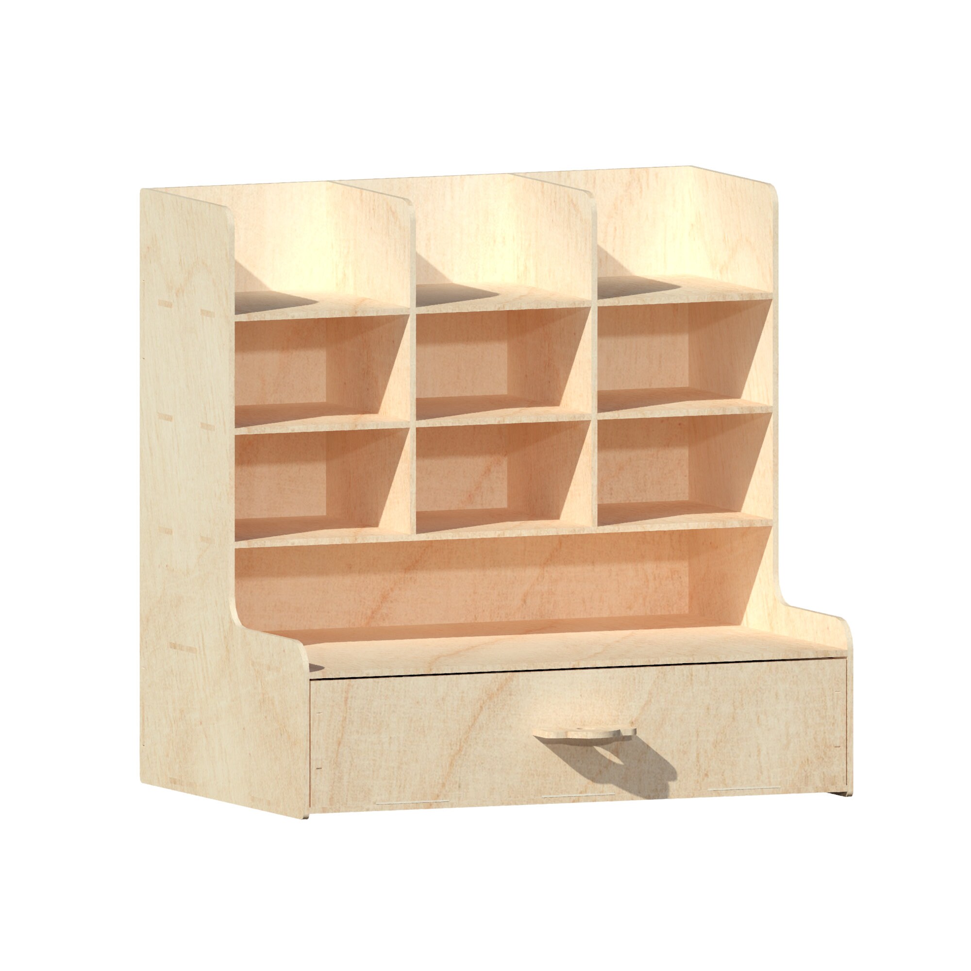Desktop Organizer Pack 1, Laser Cut Design, File Vector for Laser,svg ...