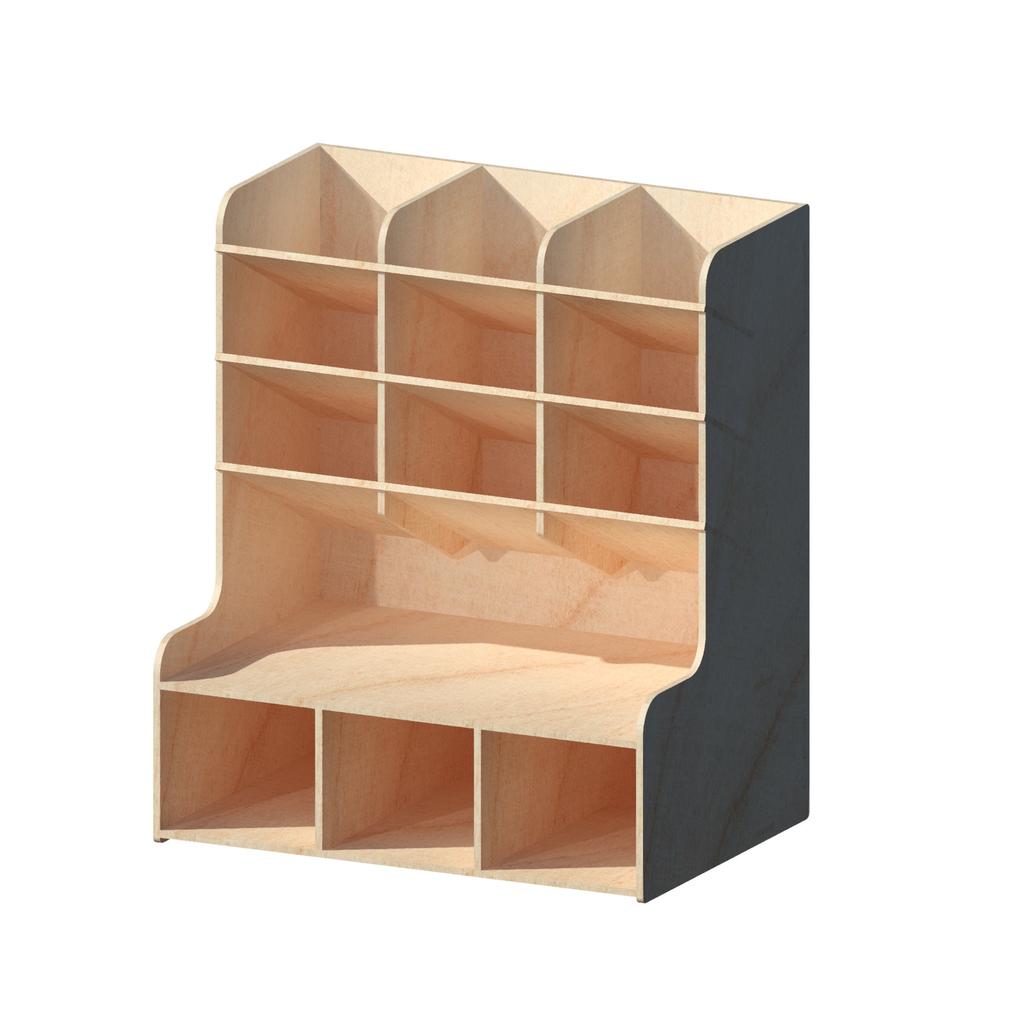 Desktop Organizer Pack 4 Laser Cut Design File Vector for - Etsy