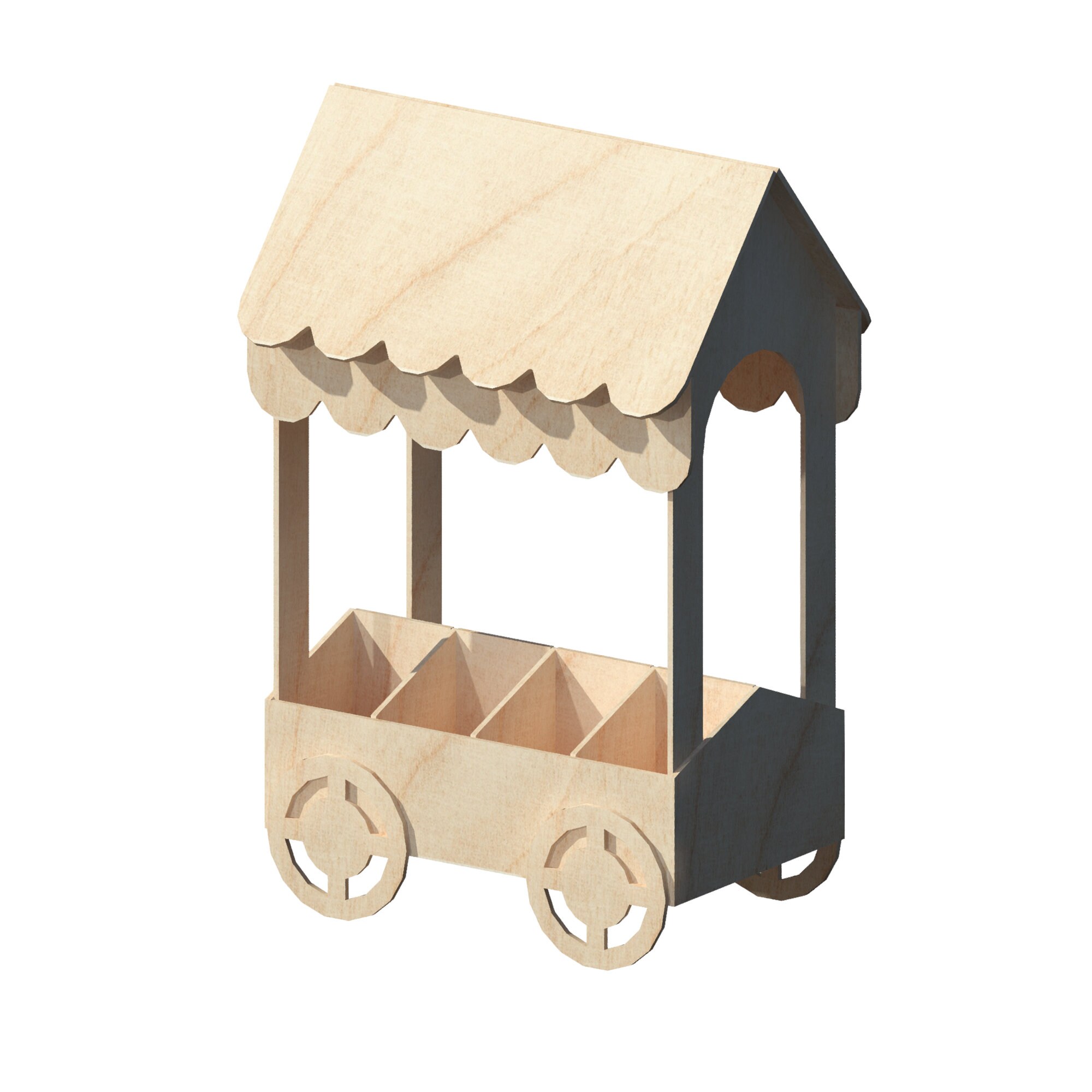 Candy Cart Pack 1, Laser Cut Design, File Vector for Laser,svg,laser ...