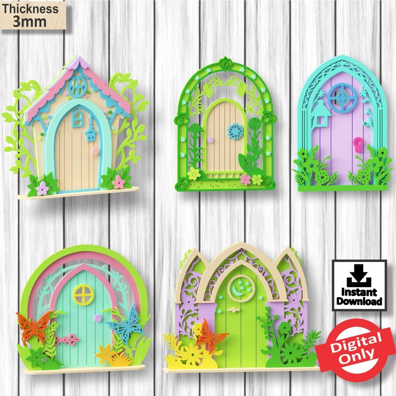 Wooden Fairy Door - Etsy