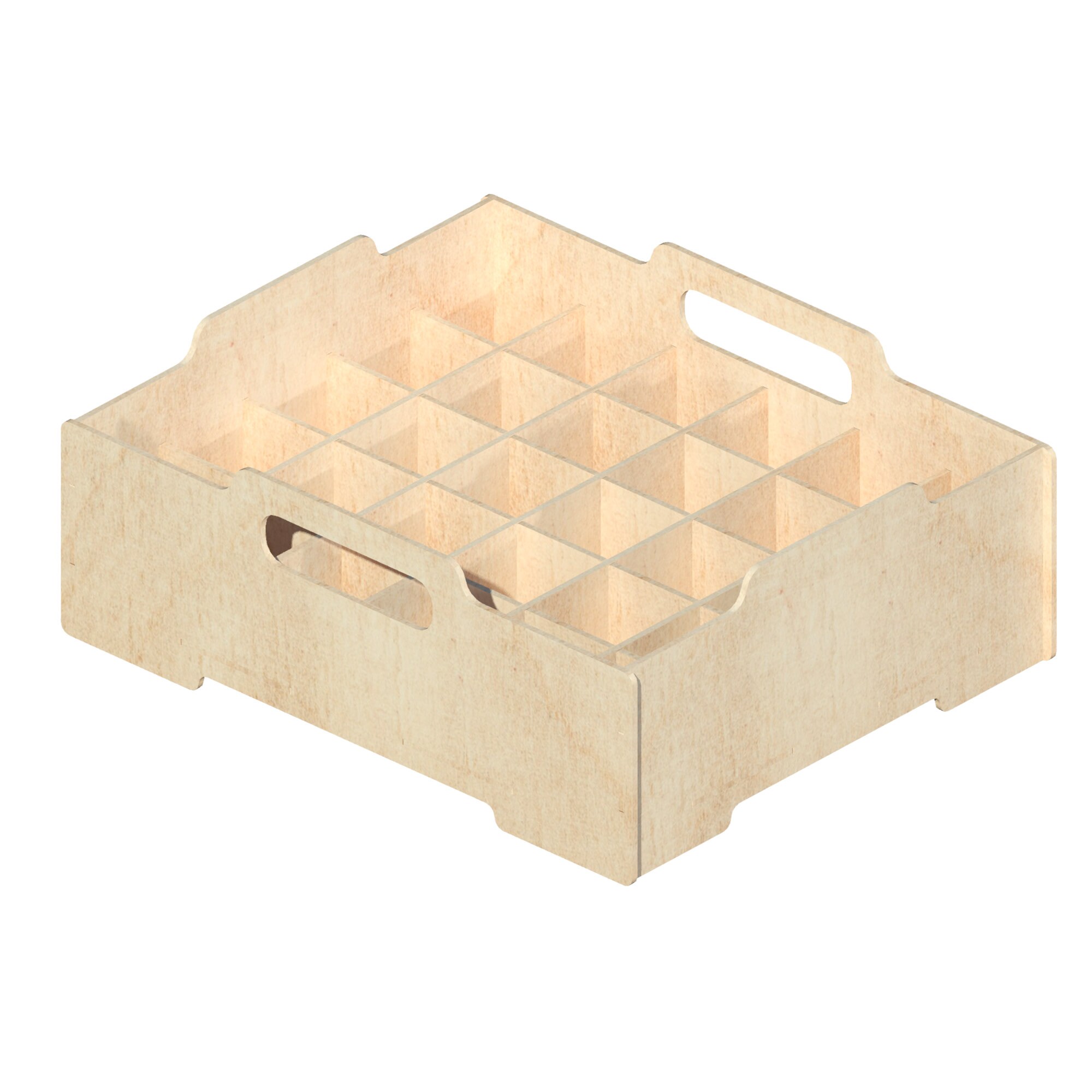 Storage Box With Dividers Pack 1 Laser Cut Design File Vector for Laser ...