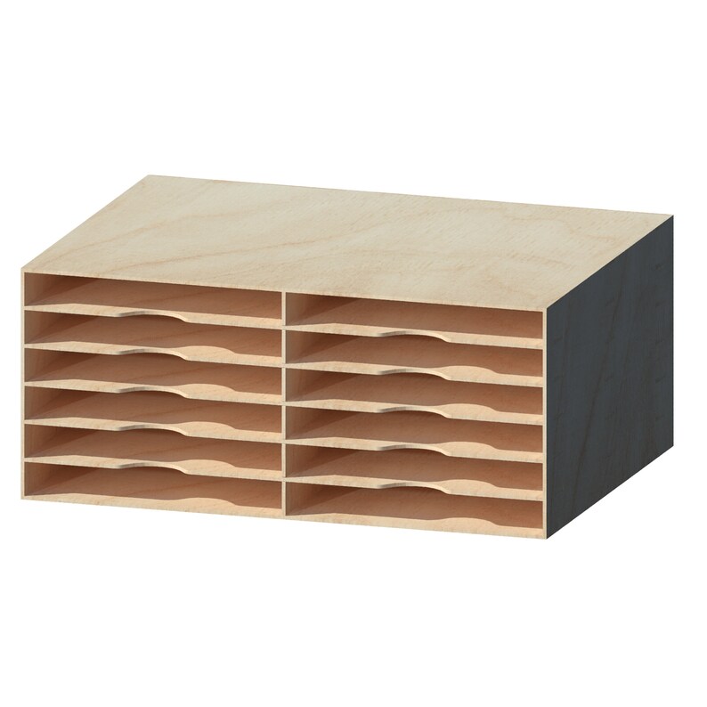 Desktop Organizer File Folio Size Pack 2 Laser Cut Design - Etsy