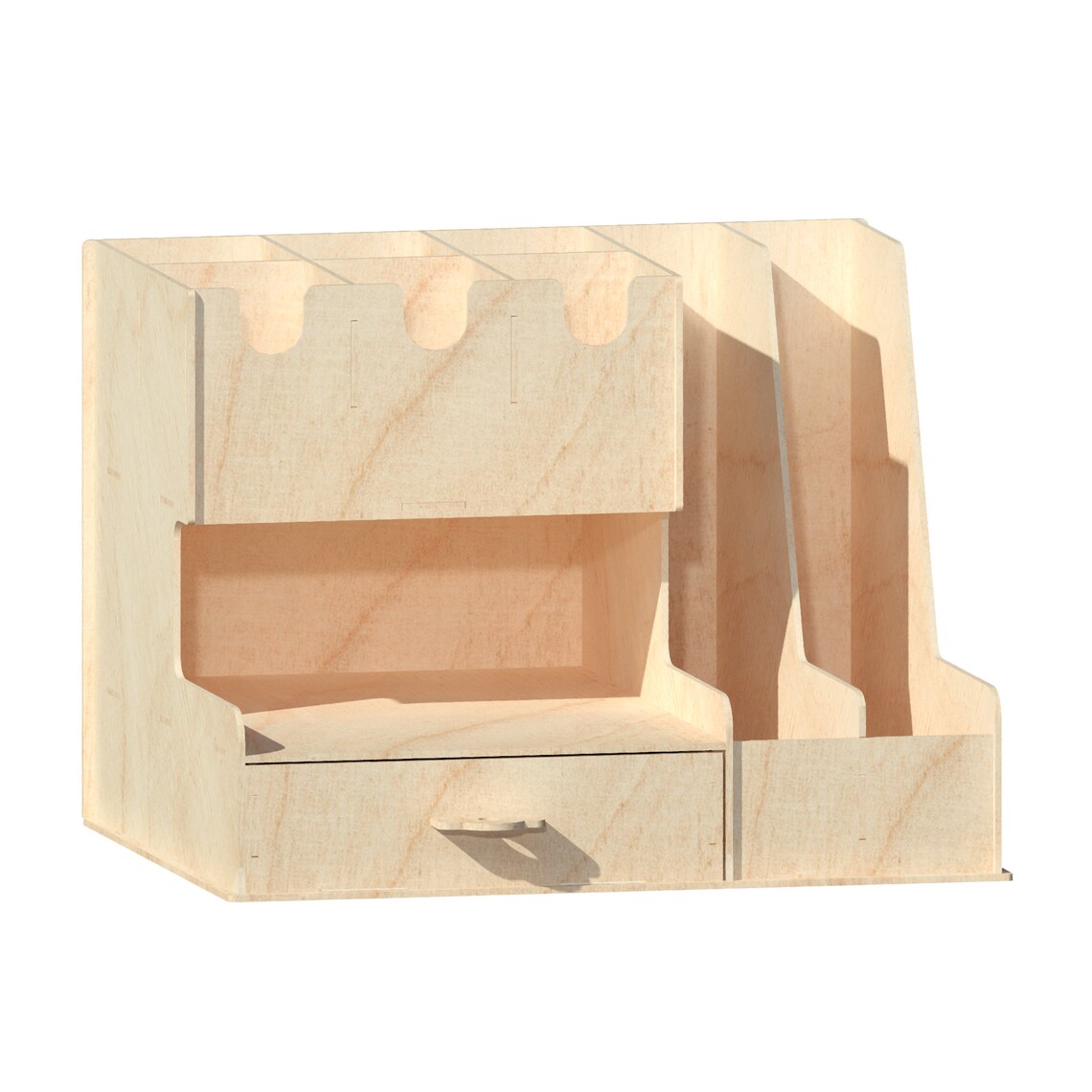 Desktop Organizer Pack 2 laser cut Design file Vector for - Etsy España