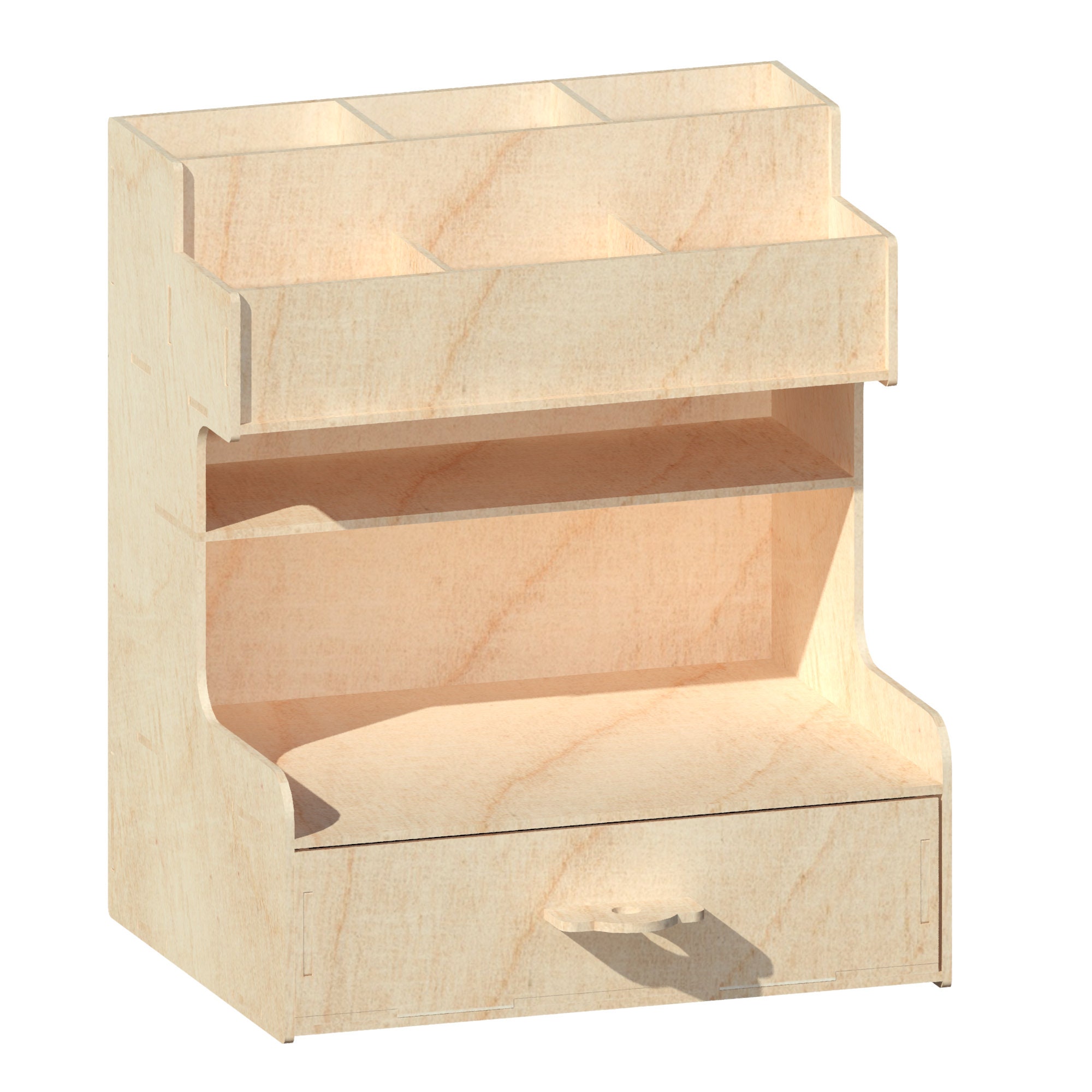 Desktop Organizer Pack 2, Laser Cut Design, File Vector for Laser,svg ...