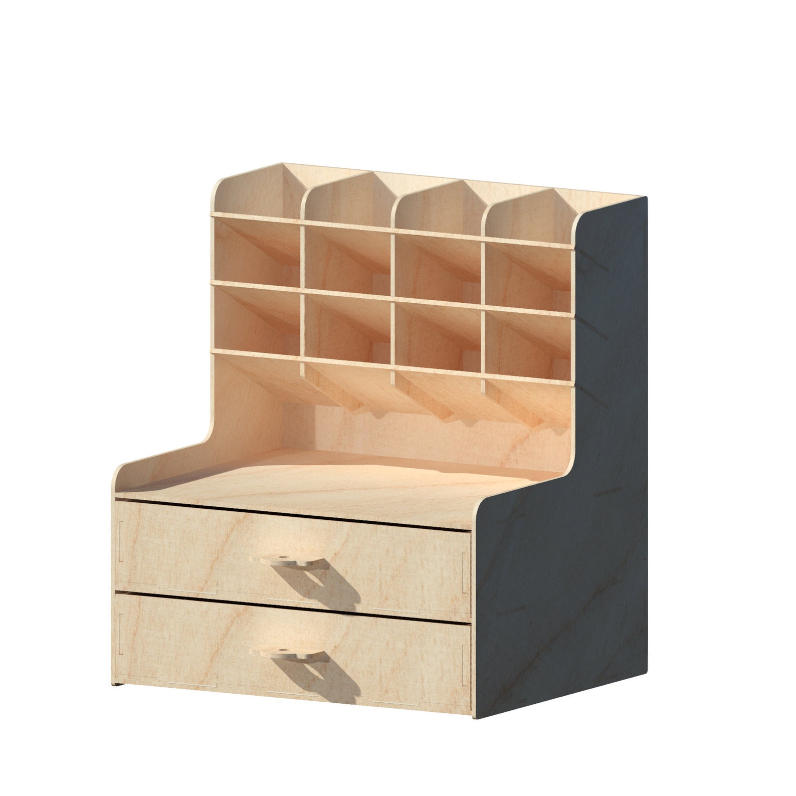 Desktop Organizer Pack 3 Laser Cut Design File Vector for - Etsy