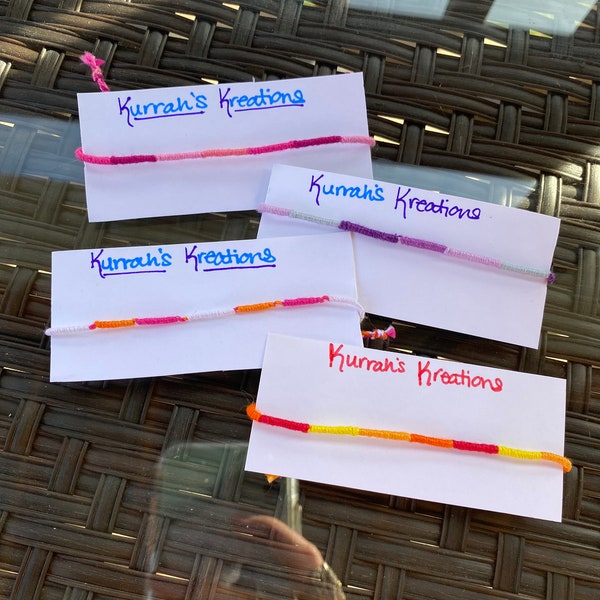 Thread Bracelet - Etsy