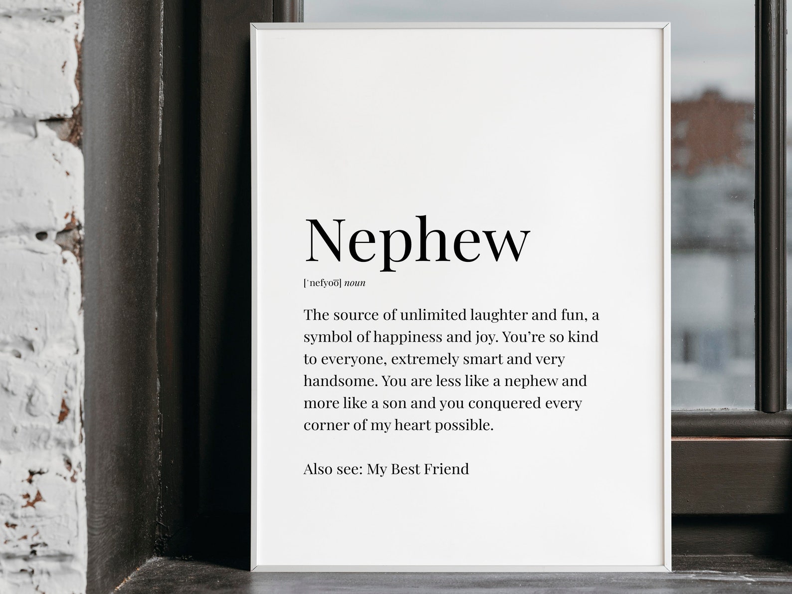 DIGITAL DOWNLOAD Nephew Definition Print Nephew Gift Etsy DIGITAL DOWNLOAD Nephew Definition Print Nephew Gift Etsy