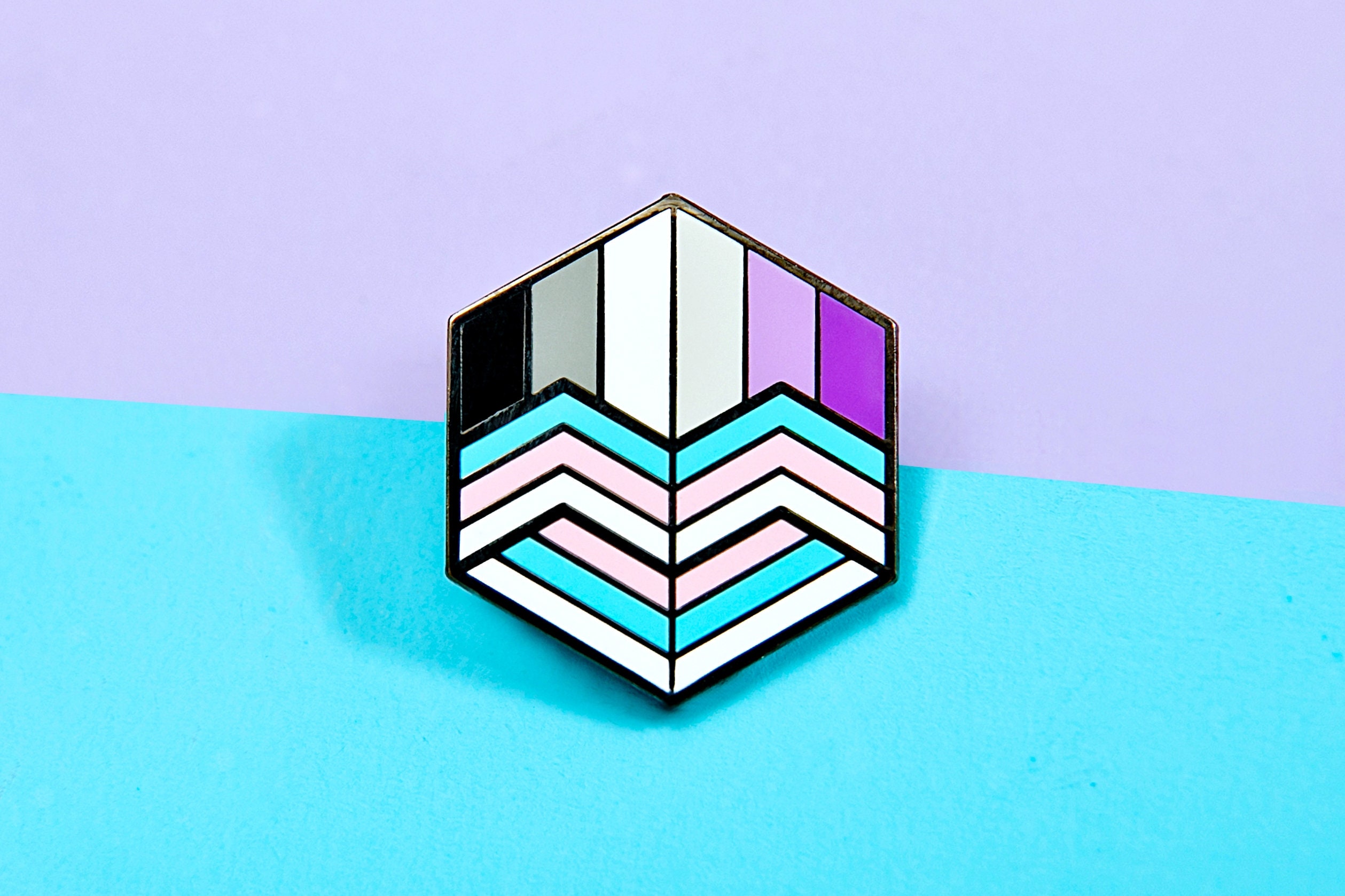 Transgender Asexual Pride Pins Flag Love Medal Toric - Etsy