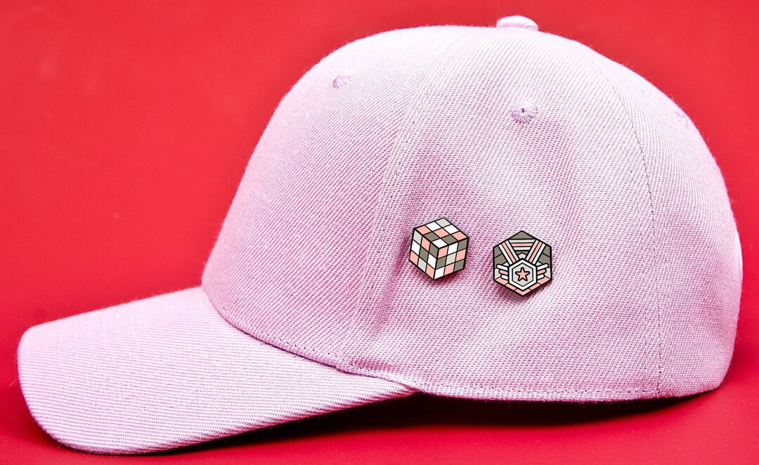 Demigirl Pride Pins Medal Rubik's Toric Pins Non-binary Earrings Non ...