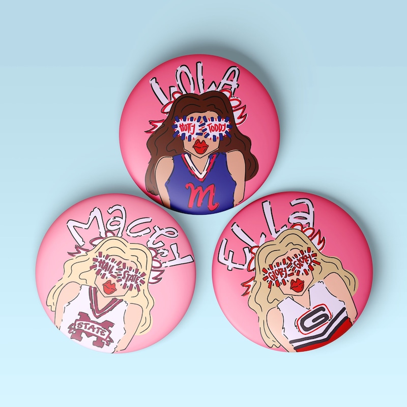 College Buttons Custom - Etsy
