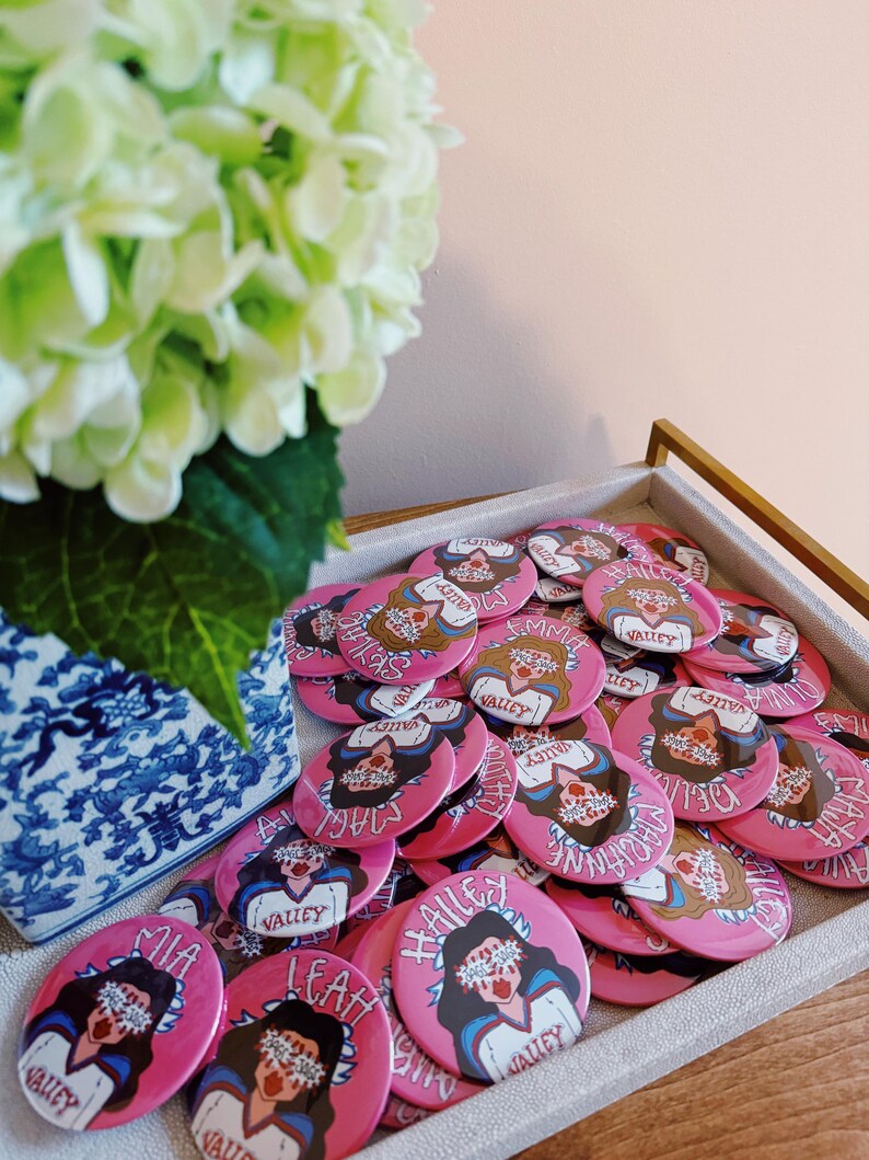 CUSTOM Cheer Buttons | Dance Team Buttons | Gameday Buttons ...