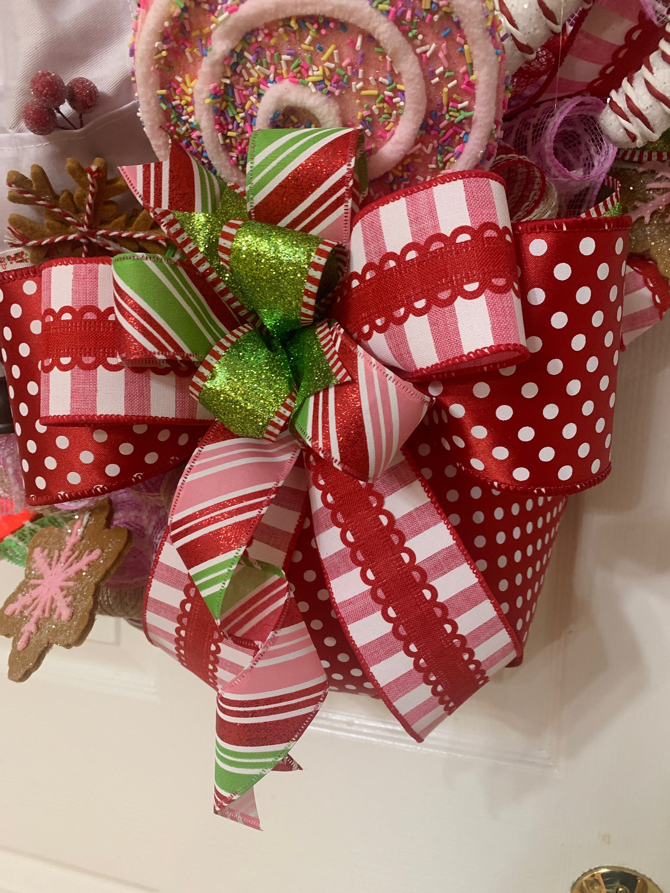 Festive Christmas Gingerbread Bakery and Chef Santa Wreath - Etsy