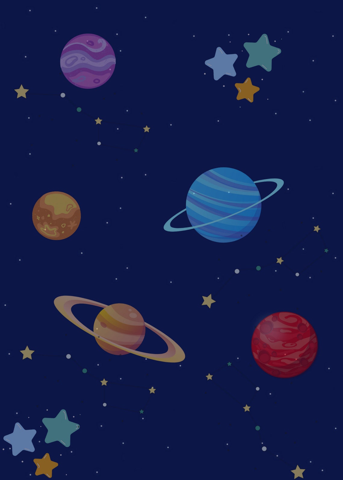 EDITABLE Birthday Space Invitation Around the Sun Space - Etsy