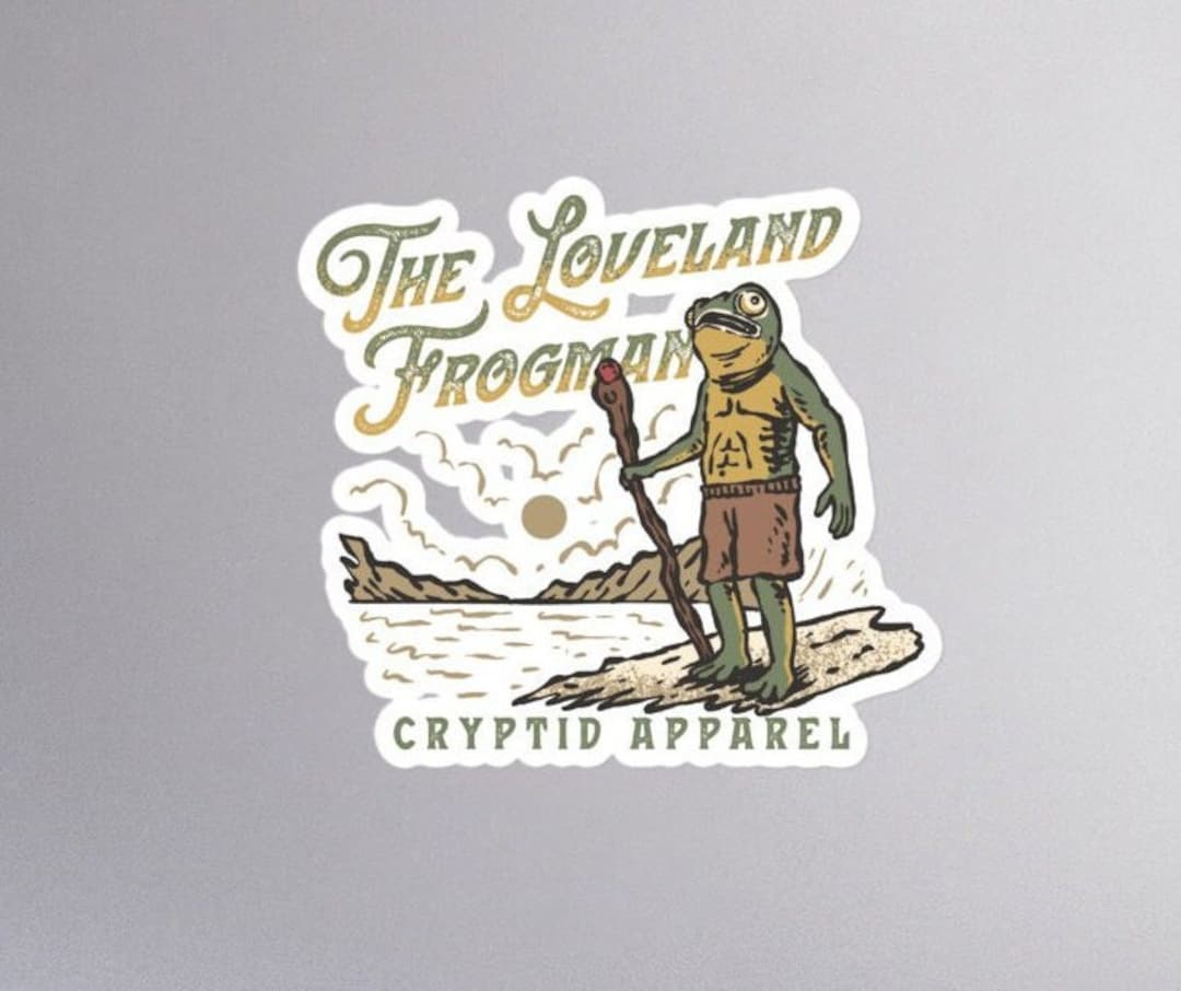 Loveland Frogman Sticker - Etsy