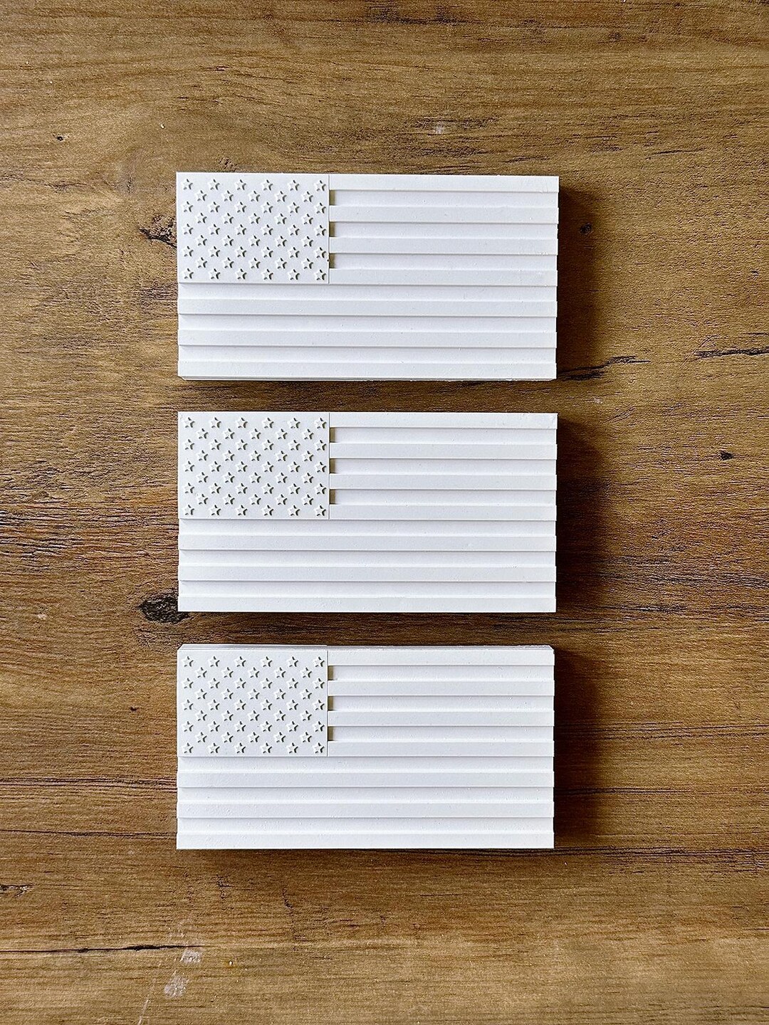 Plaster Model 3 Pack US Flag Small - Etsy