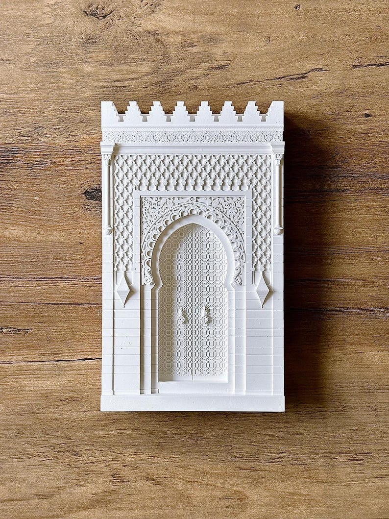 Architecture Plaster Model Morocco - Etsy
