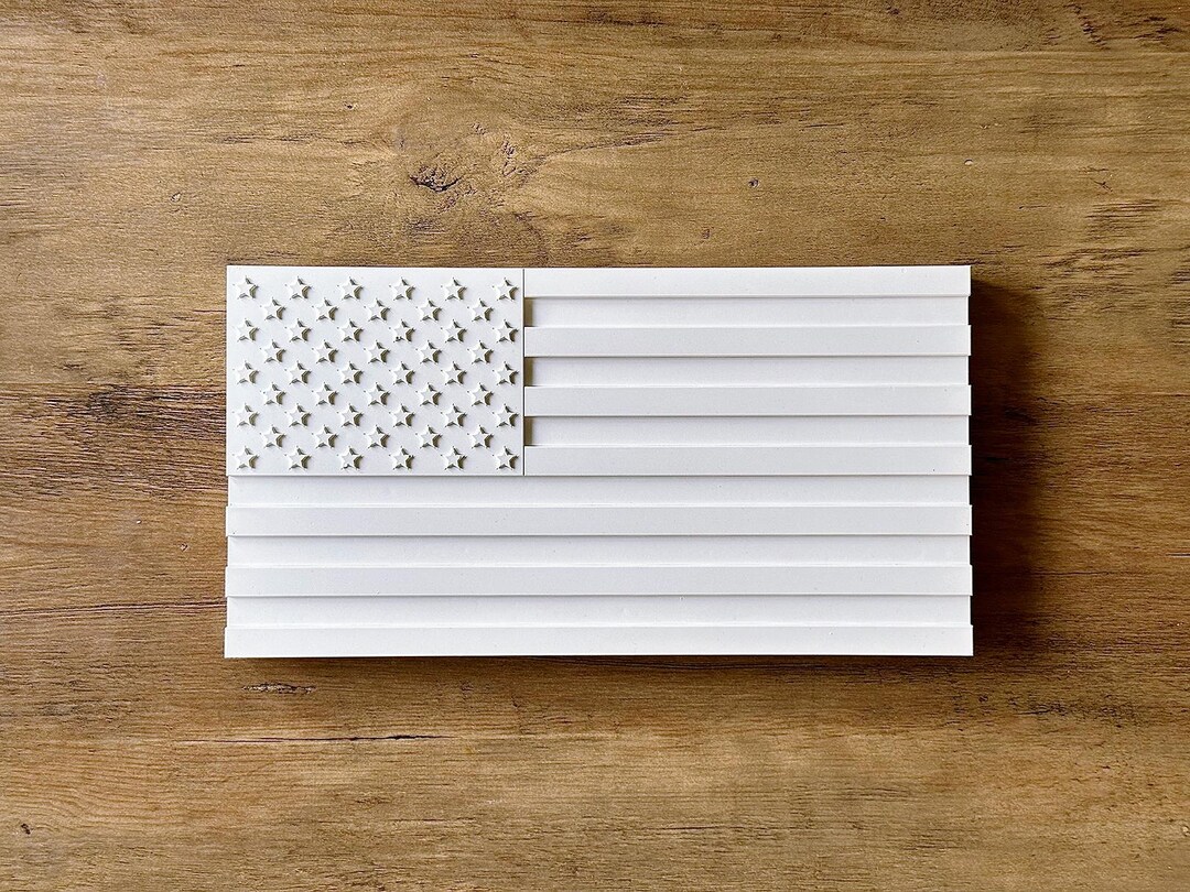 Plaster Model US Flag Large - Etsy