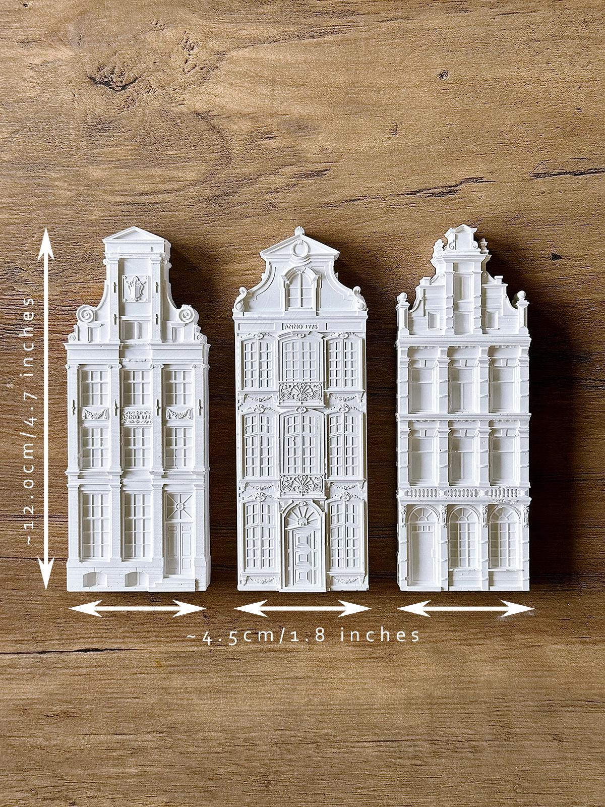 Plaster Mini-model 3-pack Netherlands - Etsy