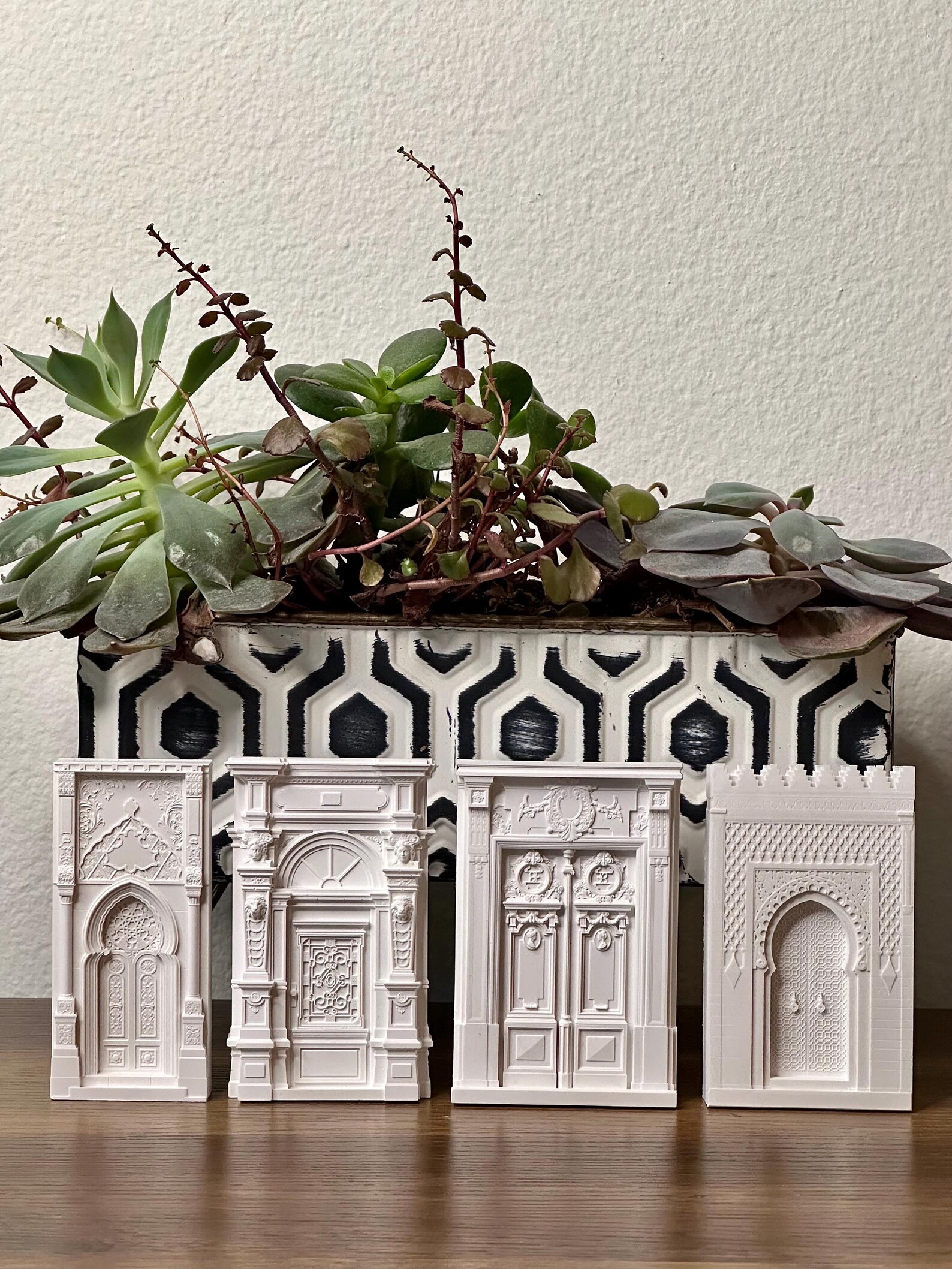 Architecture Plaster Models 4 Pack Mini Doors - Etsy