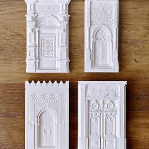 Architecture Plaster Models 4 Pack Mini Doors - Etsy