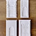 Architecture Plaster Models 4 Pack Mini Doors - Etsy