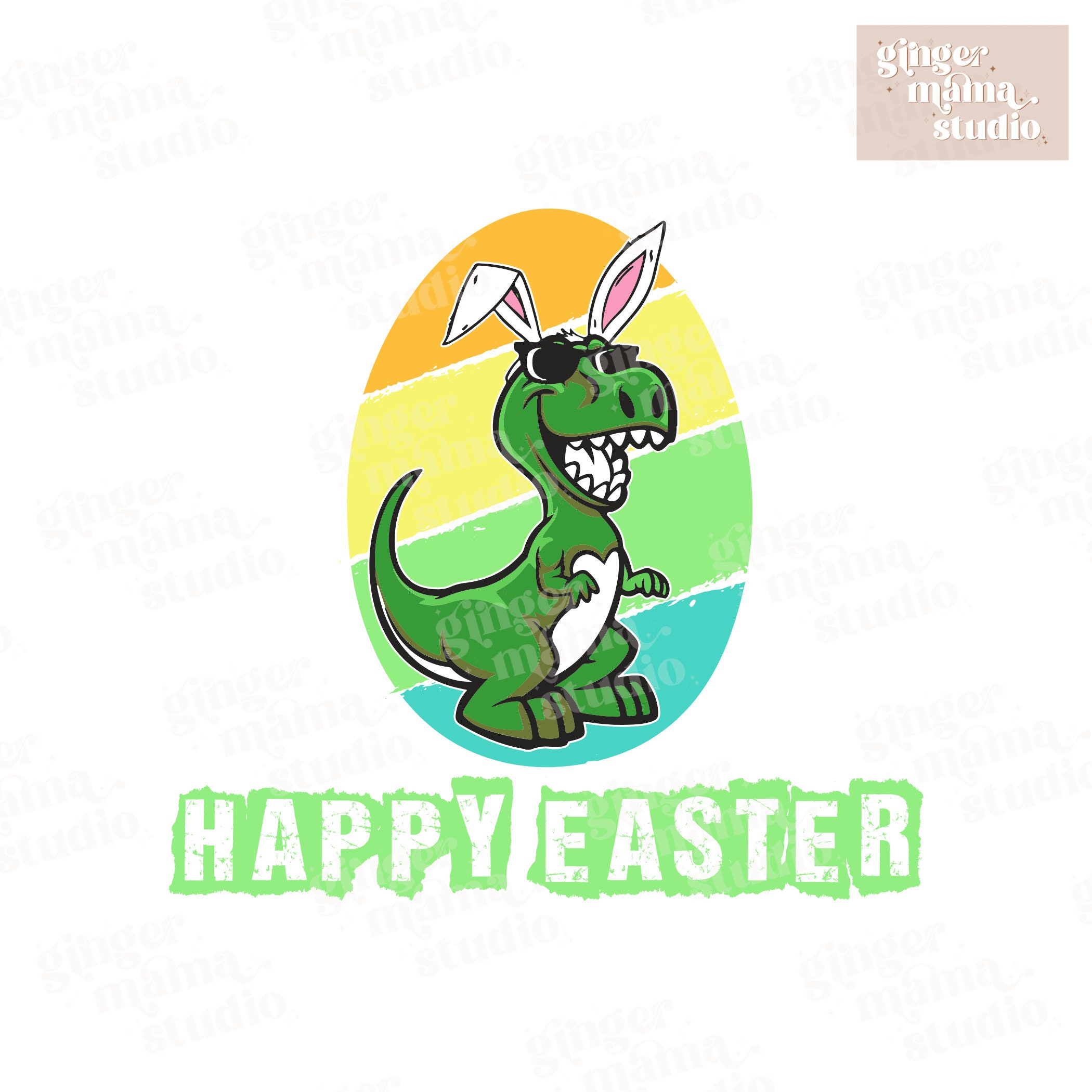 Happy Easter T-rex Png, Dino Easter Png, Trex Easter Egg Png, Easter ...