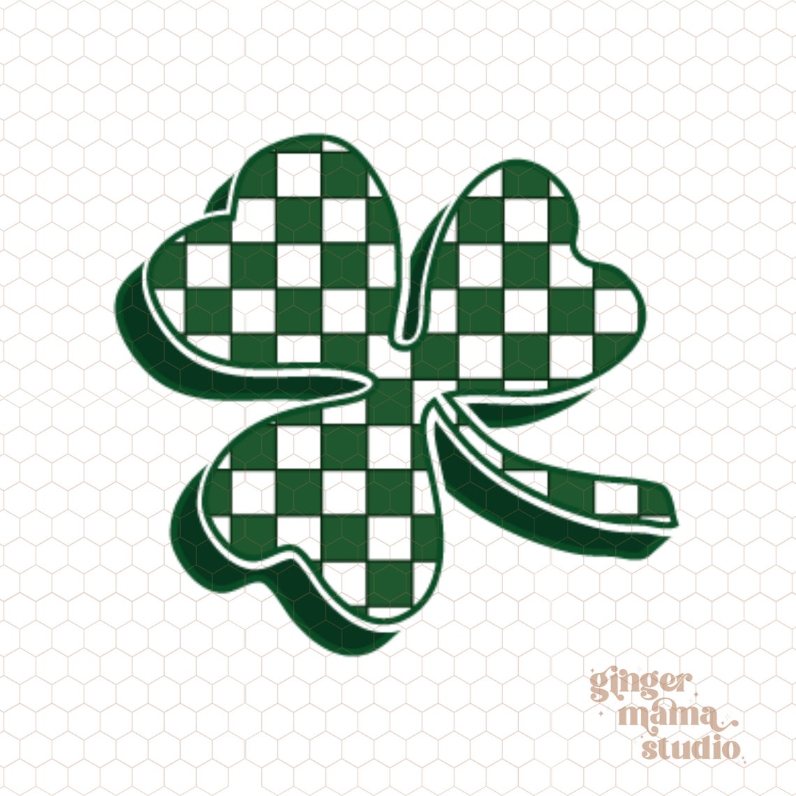 Clover Checkered Png, Irish Svg, St Patrick’s Day Png, Trendy St ...