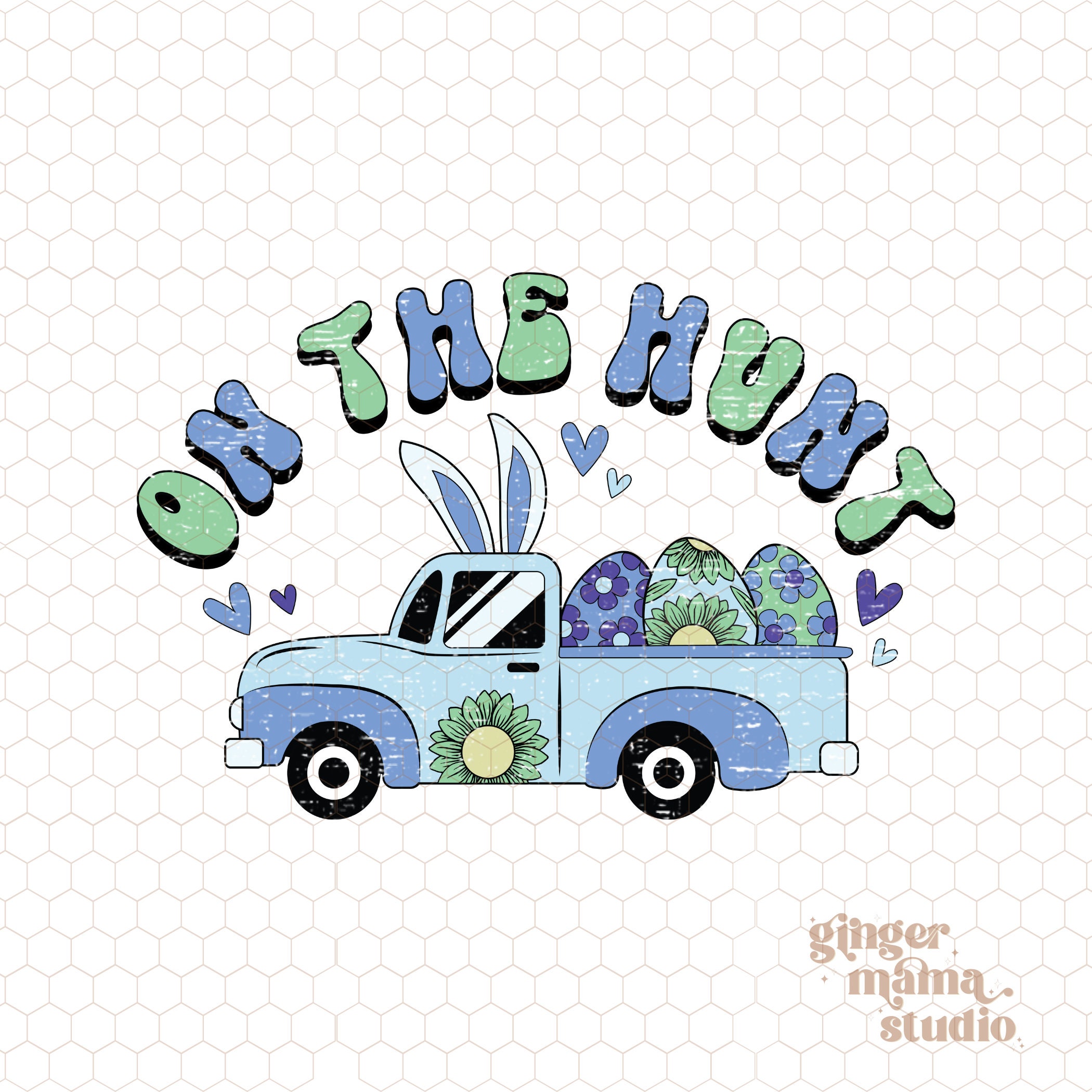 On the Hunt Png, Boys Easter Shirt Png, Easter Truck, Easter Eggs ...