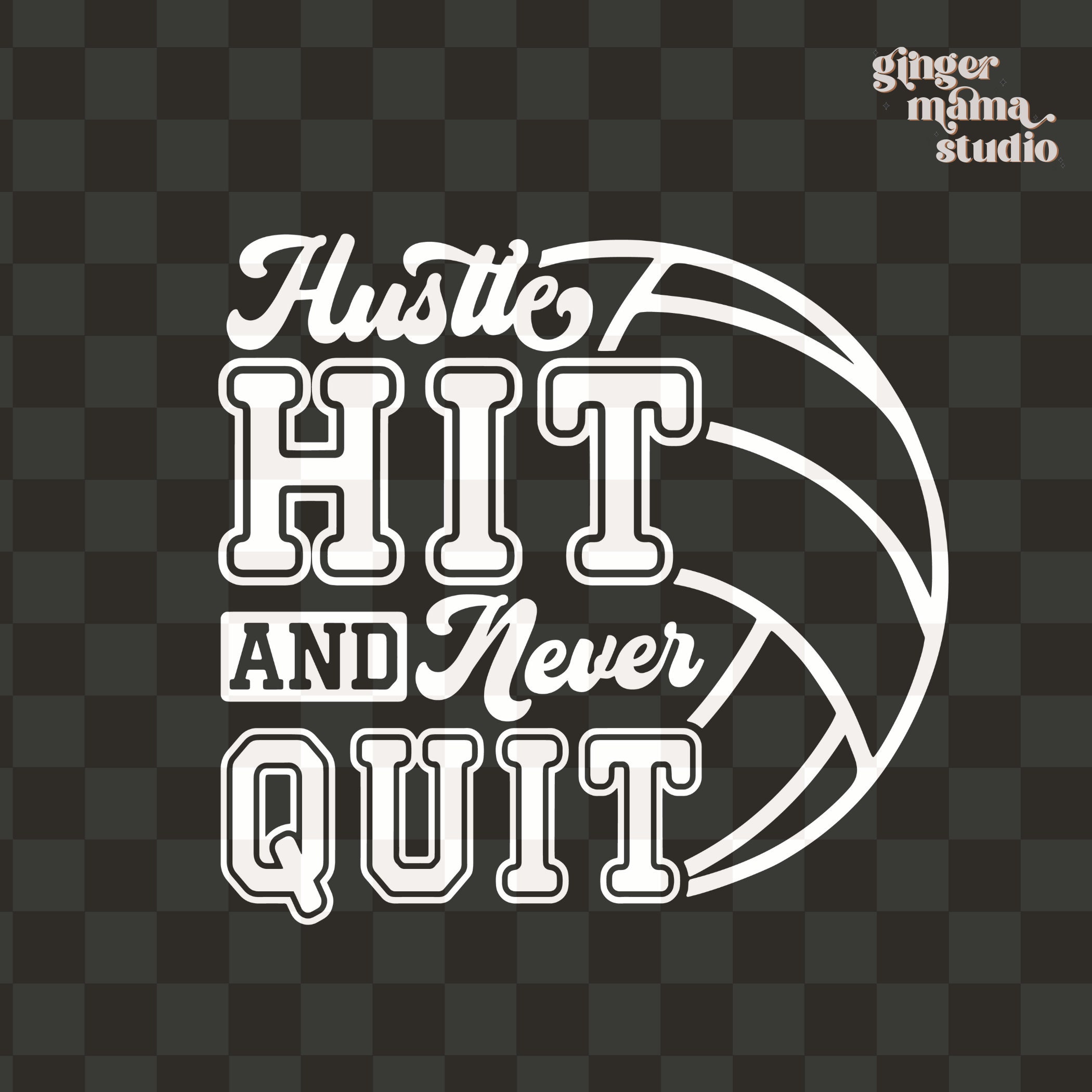 Retro Volleyball Png, Hustle Hit Never Quit, Volleyball Shirt Design ...