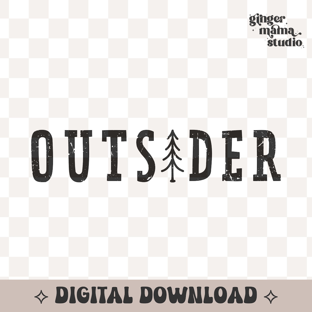 Outsider Retro Trees Png, Outdoors, Adventure, Camping, Hiking, Mountain Mama, Simple Outdoorsy ...