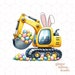 Construction Easter Png, Eggscavator Png, Boys Easter Design Shirt Png ...