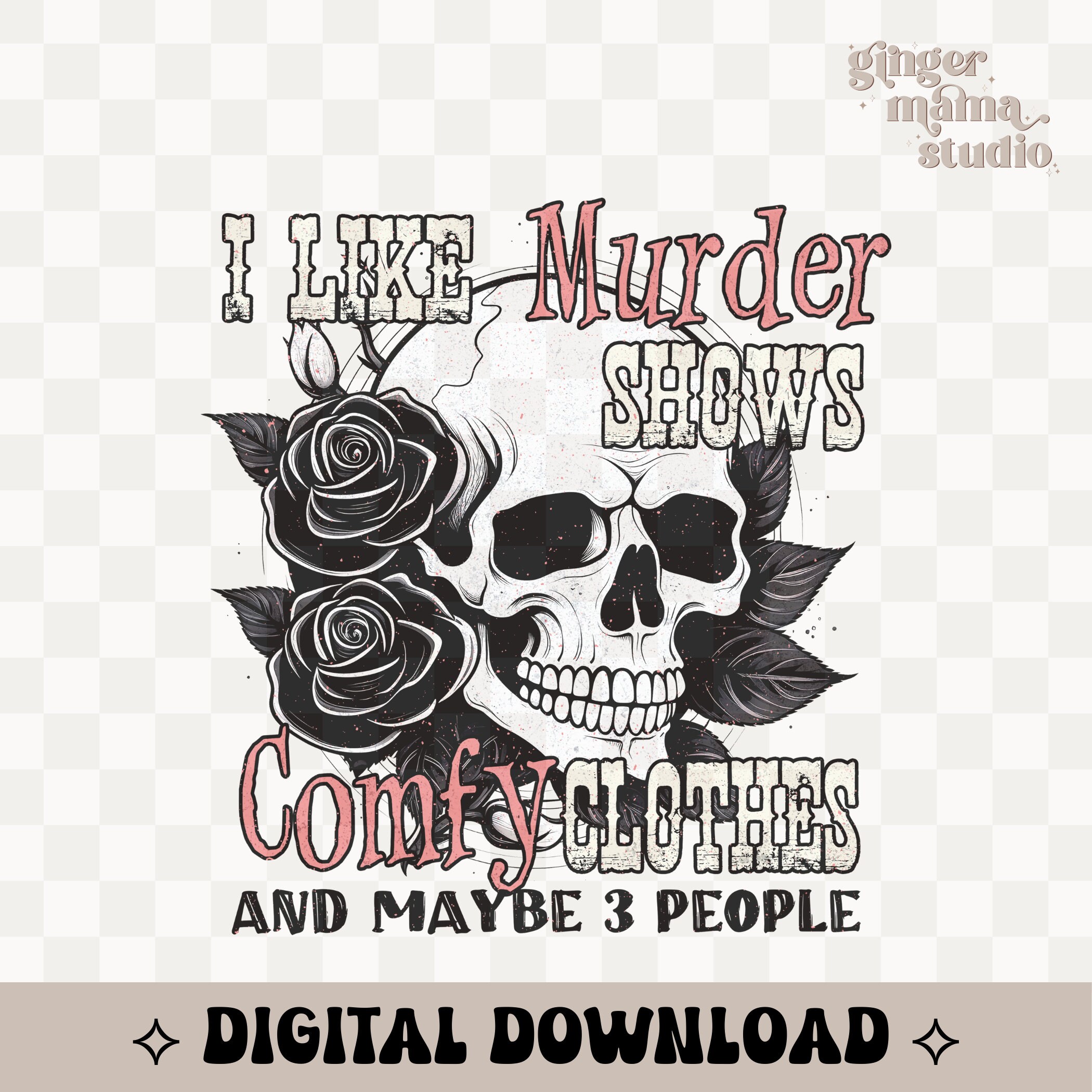 Murder Shows Comfy Clothes Png, I Like Murder Shoes and Like 3 People ...