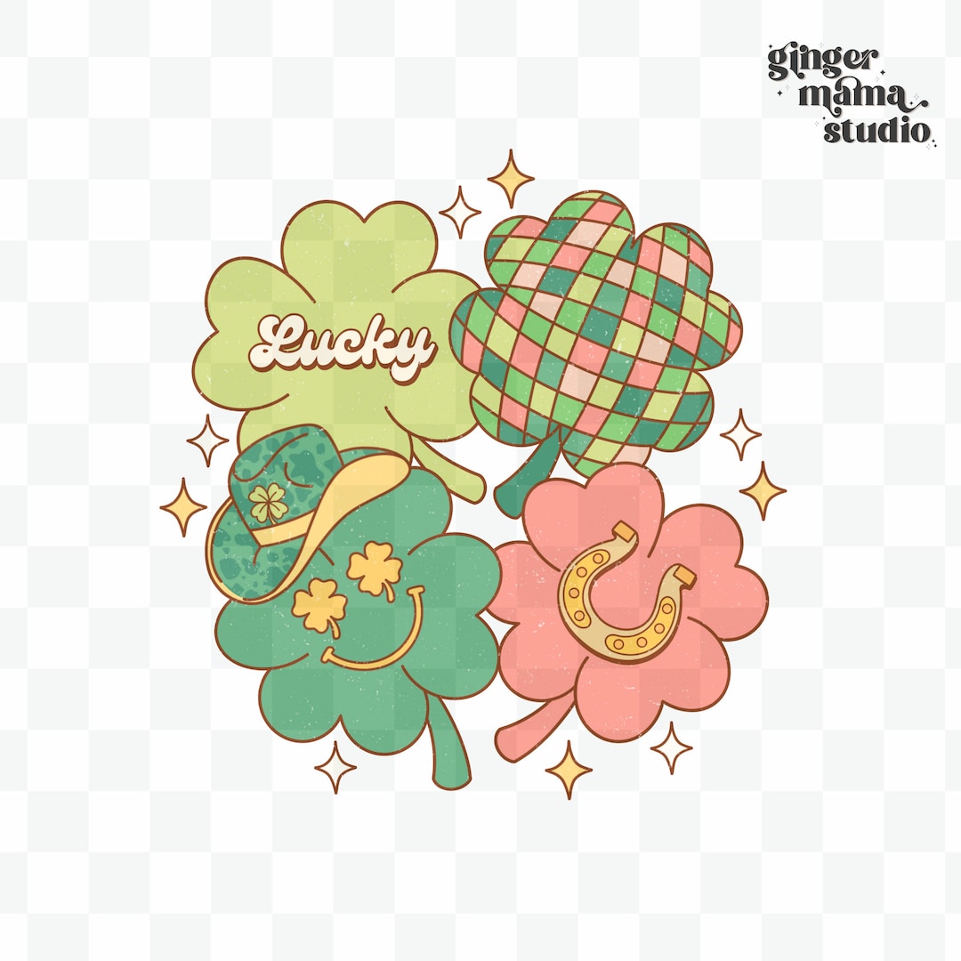 Shamrocks Western Png, St Patricks Day Smash, Cowboy Clover, Irish ...