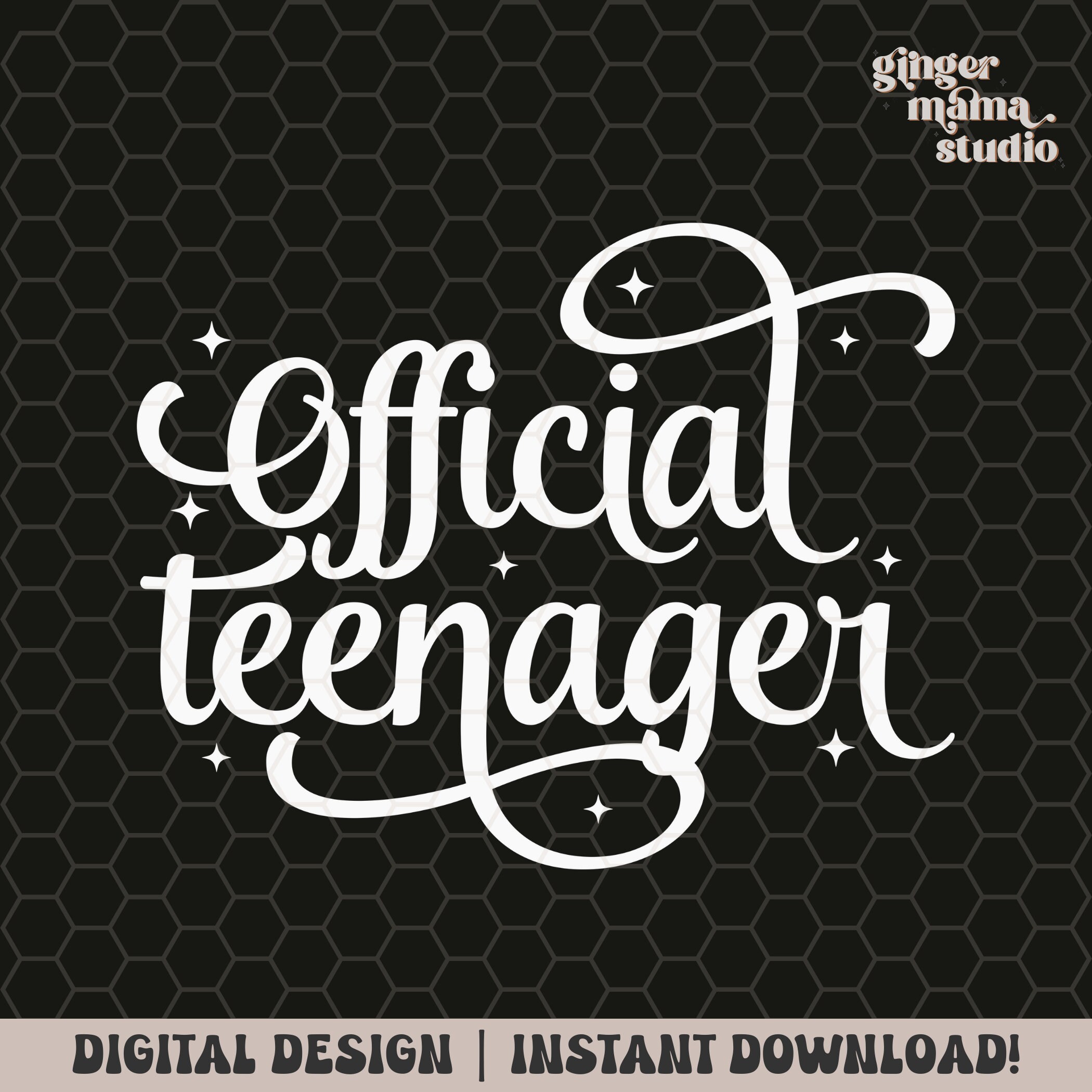 Official Teenager Stars Png, 13th Birthday Shirt, Teen Bday, in My ...
