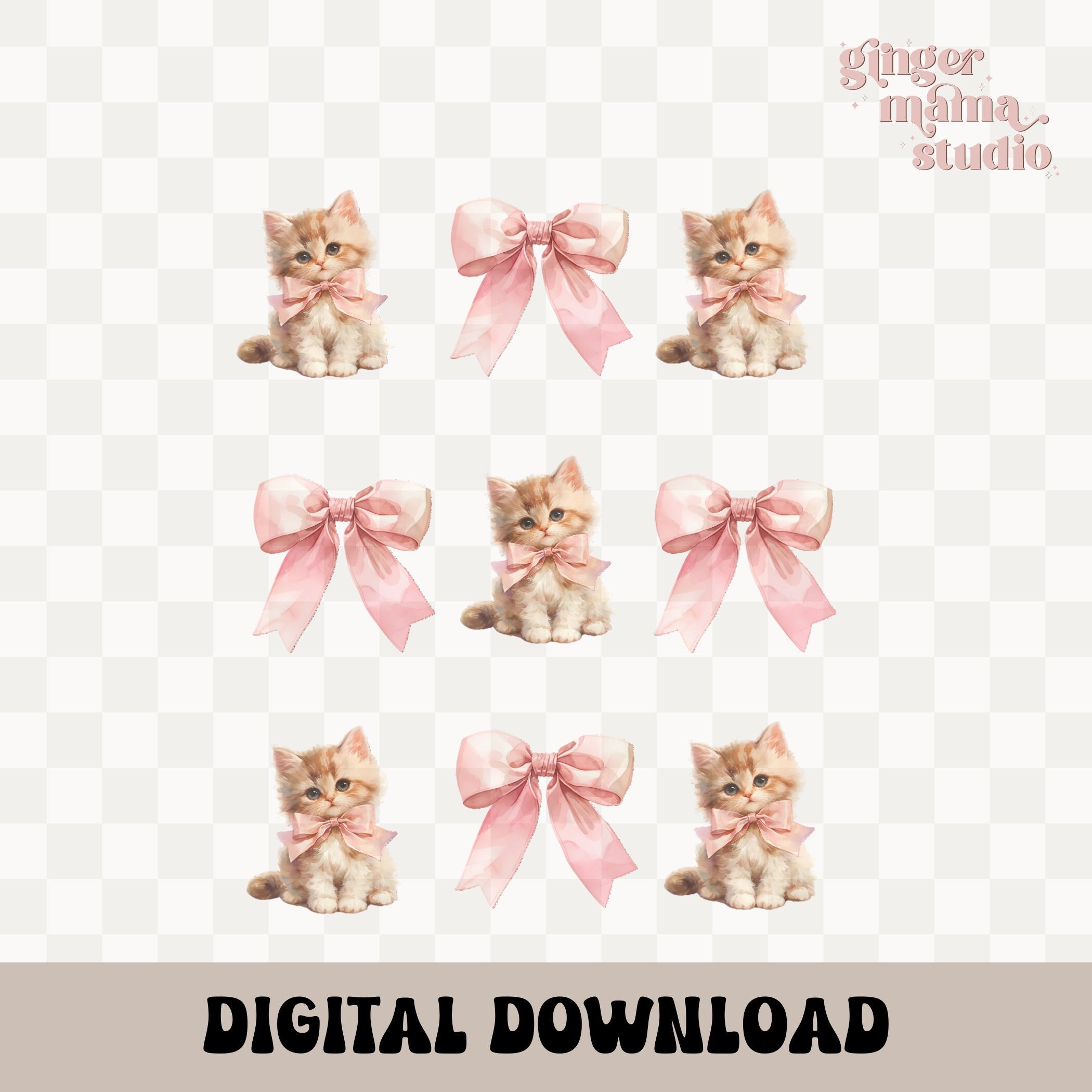Coquette Kitten Png, Cat Lover, Coquette Cats, Cute Kittens, Pink Bows ...